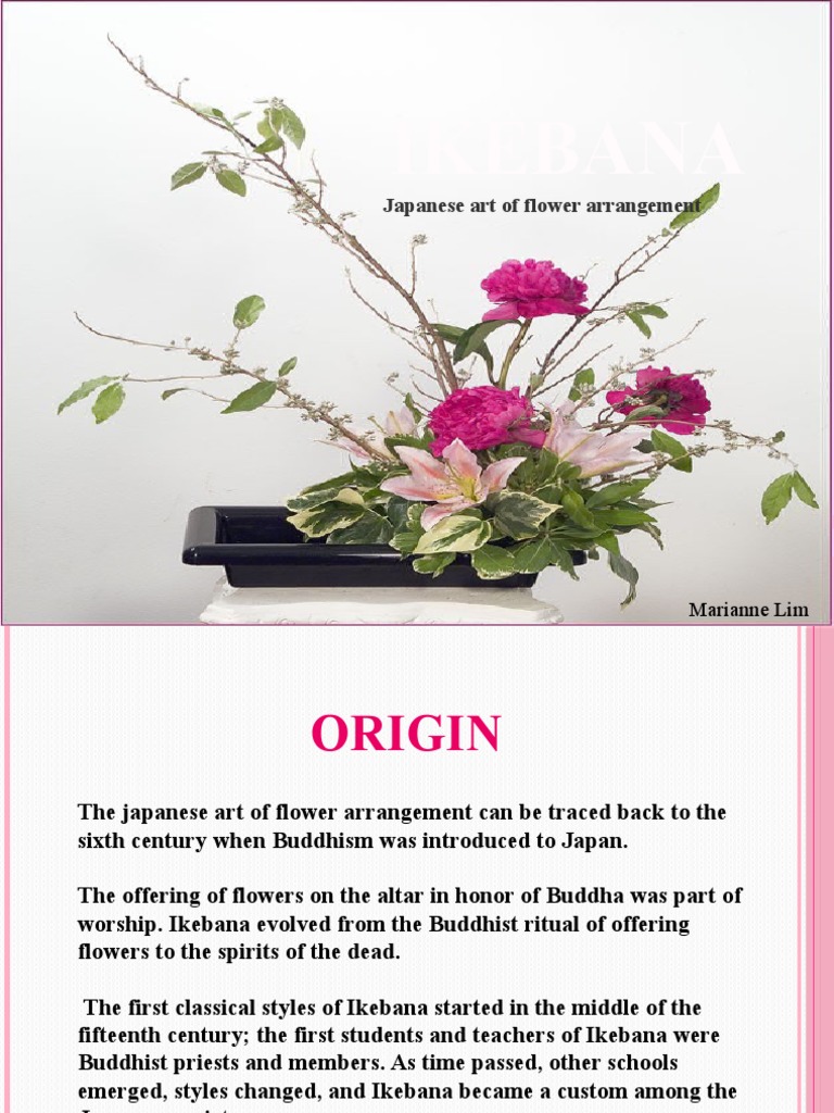 Understanding Ikebana: A Japanese Art Form | PDF