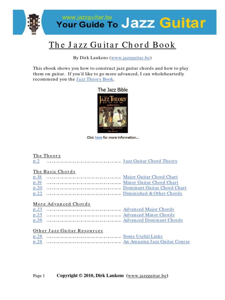 Jazz Guitar Chord Book | PDF