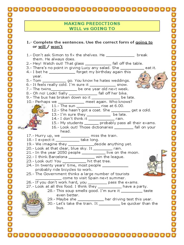 Will-Vs-Going-To. Predictions PDF | PDF