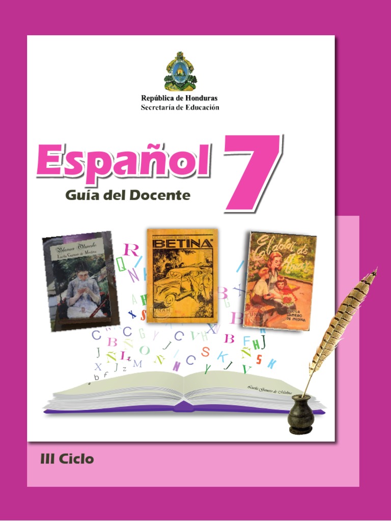 Guia Del Docente Septimo Grado | Comprensión lectora | Escritura