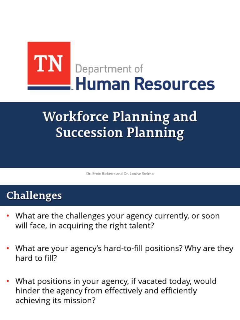 Workforce Planning and Succession Planning | PDF | Competence (Human ...