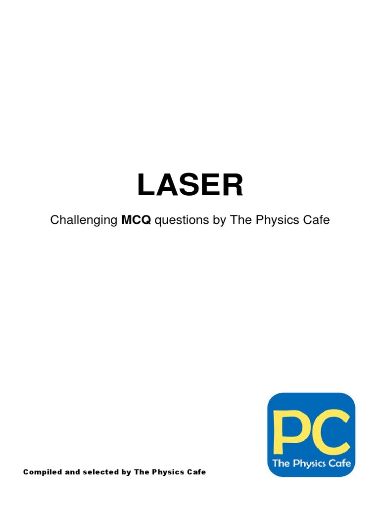 Laser MCQ | PDF | Laser | Emission Spectrum