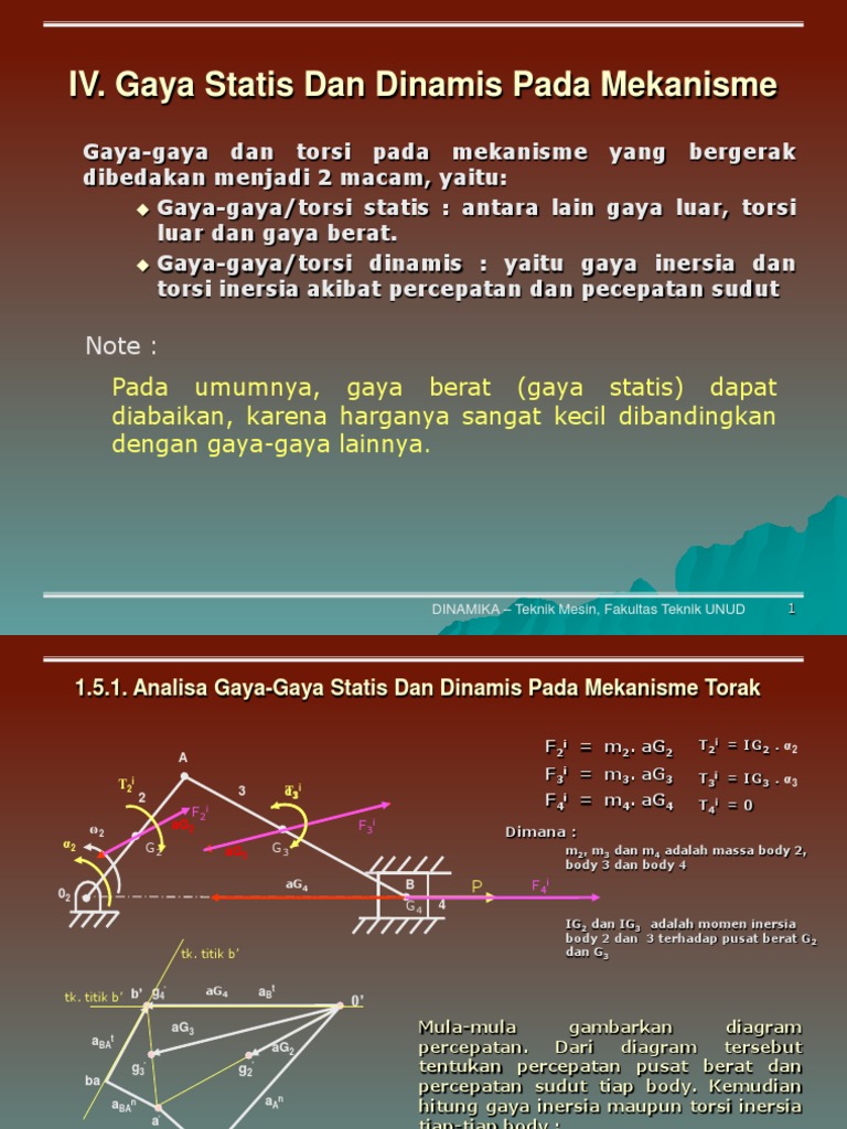 Gaya2 Dinamis PD Mekanisme | PDF