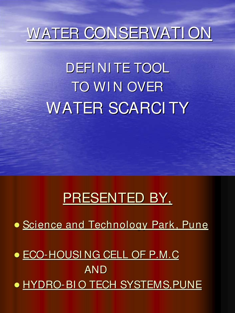 Water Conservation | PDF