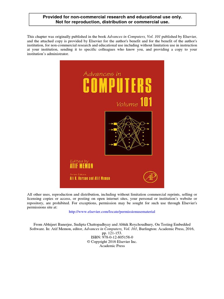 Testing Embedded Software Pdf Reliability Engineering Central Processing Unit 6584