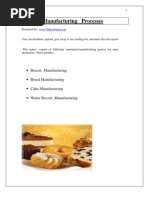 Bakery Manufacturing Processes | PDF | Breads | Dough