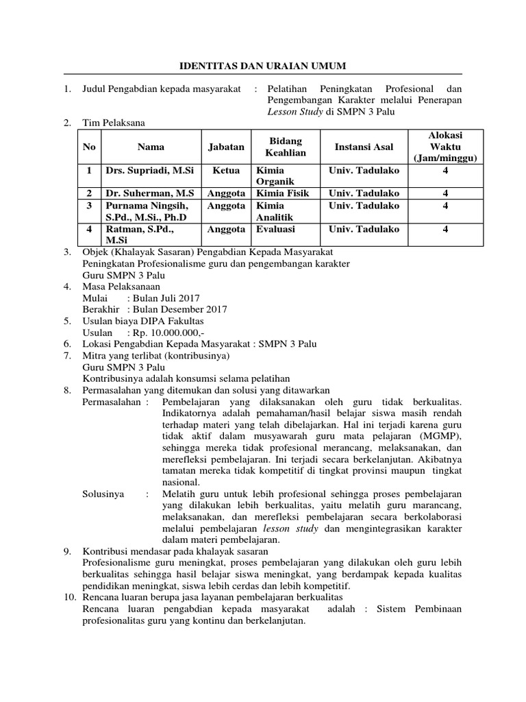 Identitas Dan Uraian Umum | PDF | Kesehatan Holistik