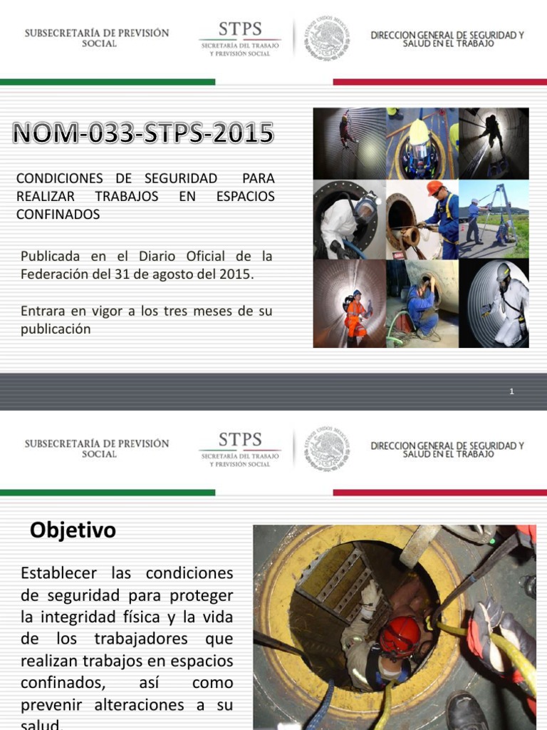 3.3 NOM-033-STPS-2015 | Oxígeno | Sistema respiratorio