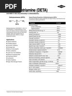 Triethylenetetramine (TETA) TDS | PDF | Solubility | Liquids