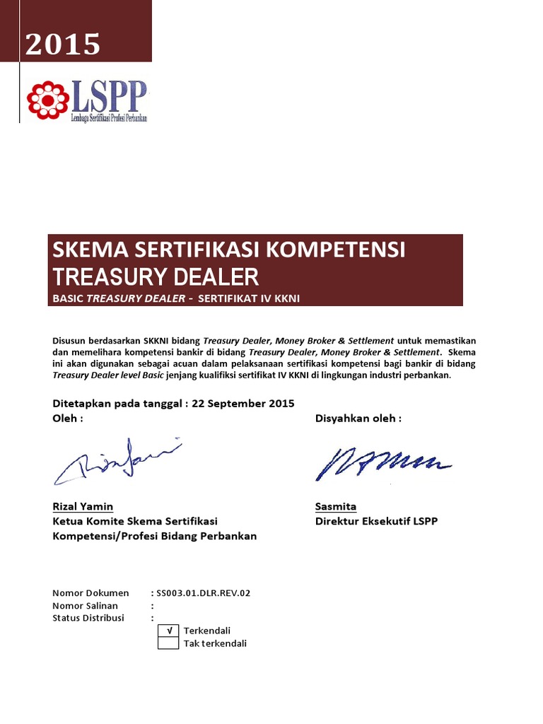 Basic Treasury Dealer | PDF | Pengelolaan Keuangan & Uang