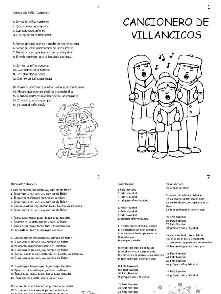 Cancionero de Villancicos Navideños | PDF | Papá Noel | Navidad