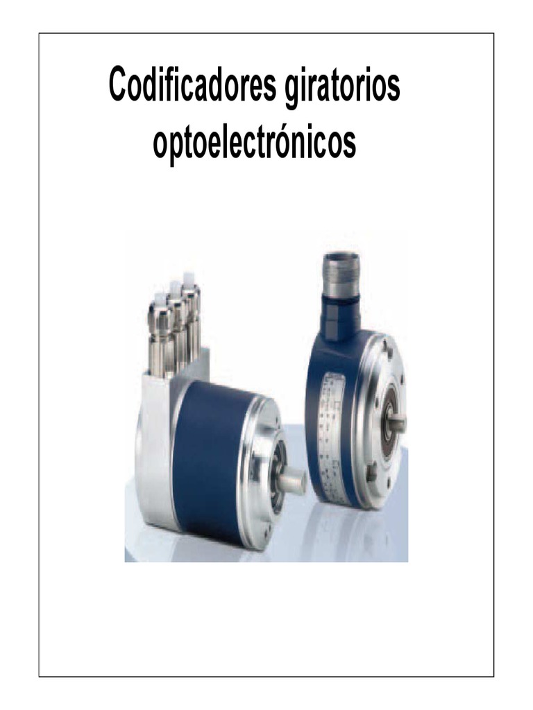 Codificadores Giratorios Optoelectrónicos | PDF | Electromagnetismo ...