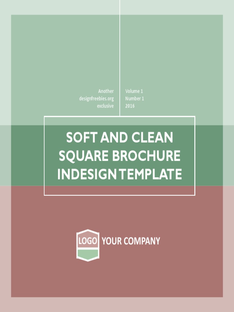 Square Brochure Indesign Template | PDF
