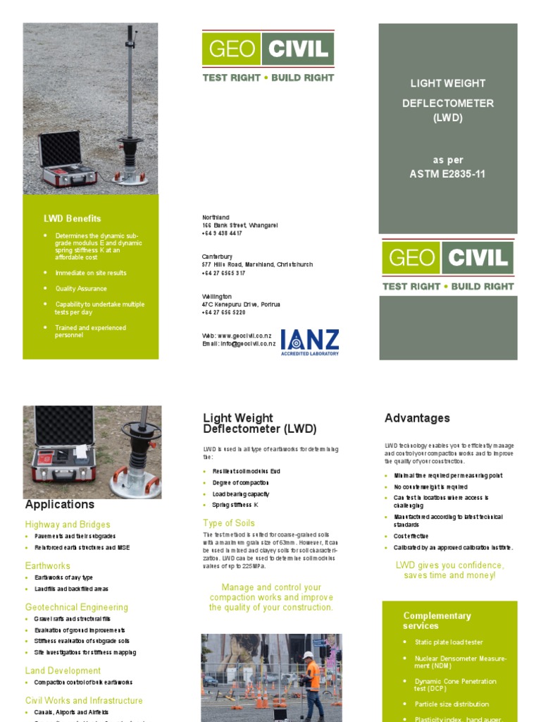 LWD Brochure Review 2017 | PDF | Geotechnical Engineering | Infrastructure