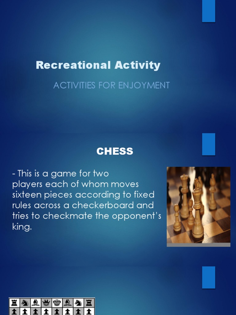 Recreational Activity For Enjoyment | PDF | Gaming | Game Theory
