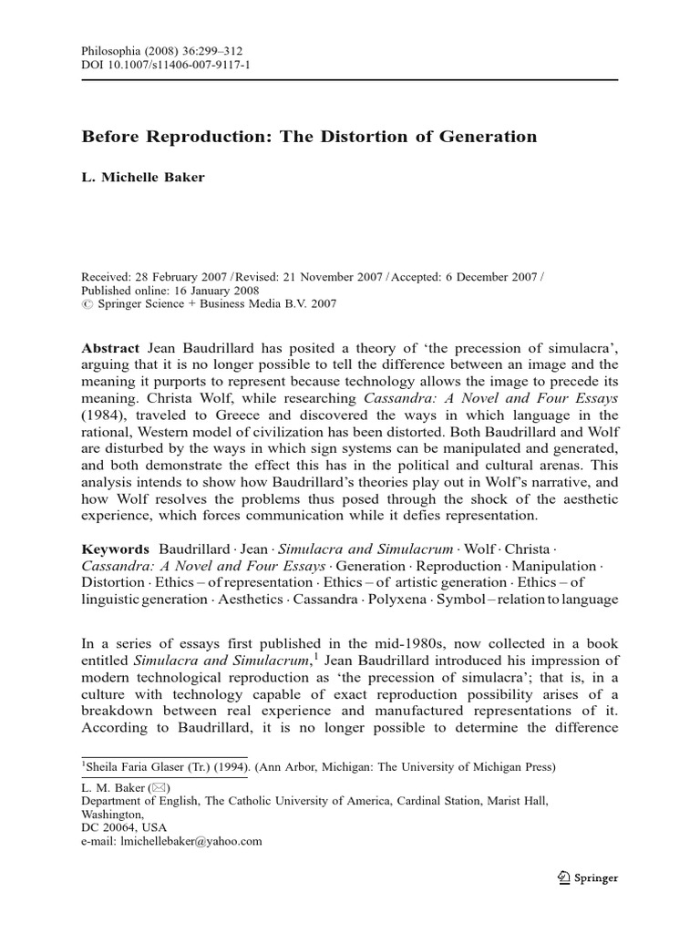 The Thinker | PDF | Narrative | Cassandra