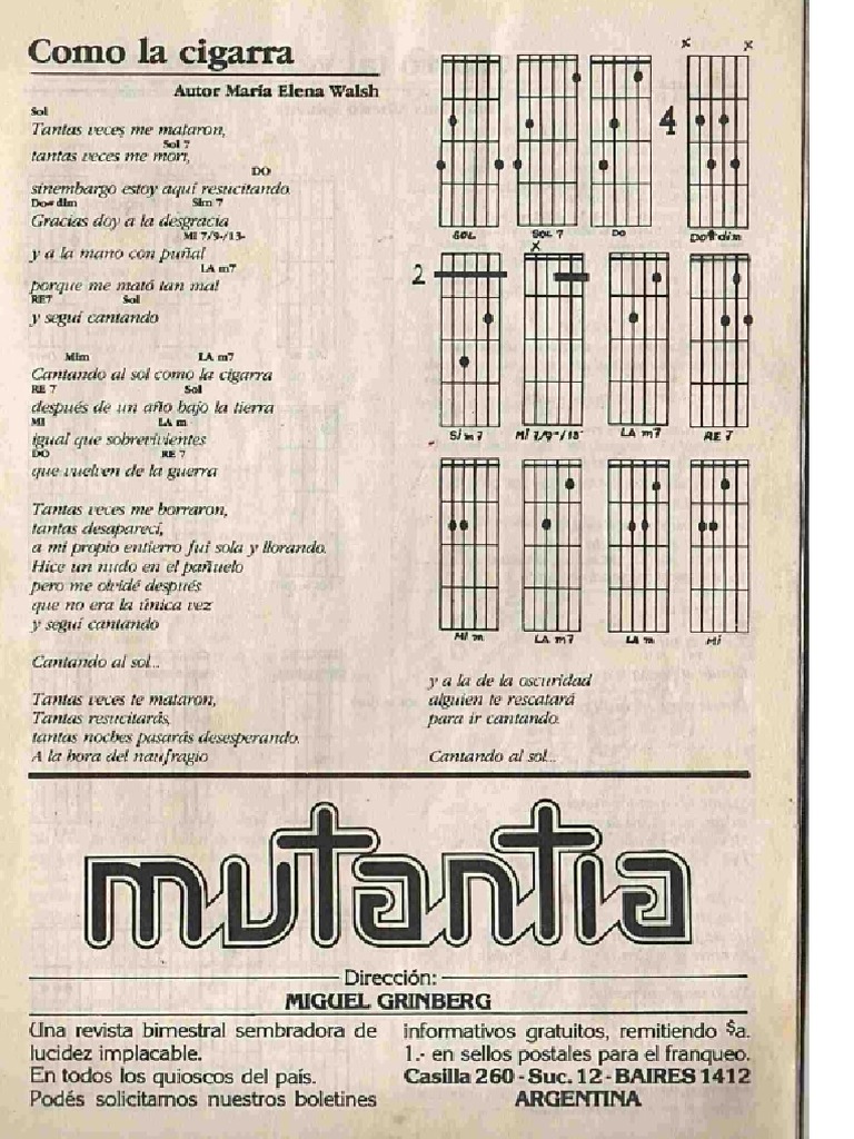 Cancionero Cantarock PDF | PDF