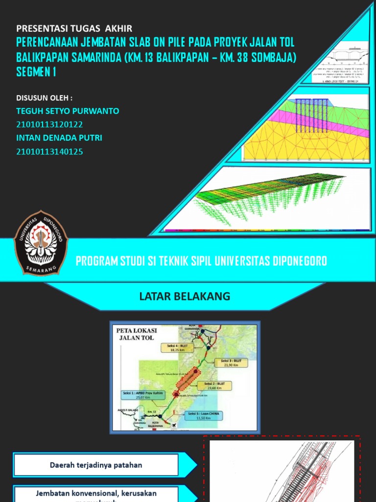 Perencanaan Jembatan Slab on Pile | PDF