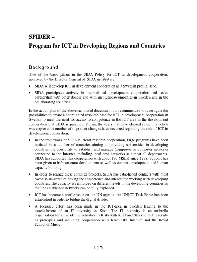 SPIDER - Programme | PDF | Telemedicine | Educational Technology