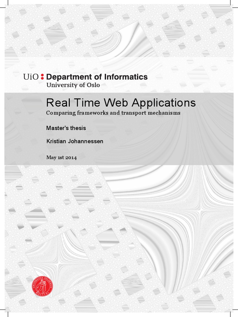 Comparing frameworks and transport mechanisms for real-time web ...
