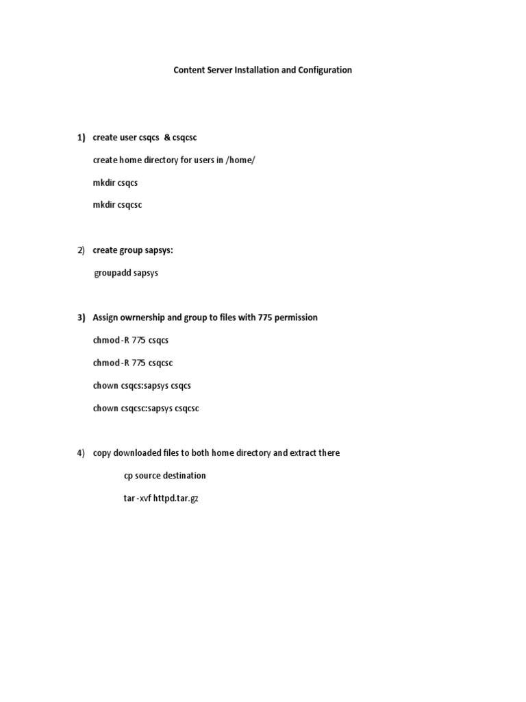 Content Server Installation and Configuration | PDF
