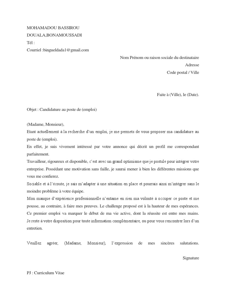 Demande Demploi | PDF | Business