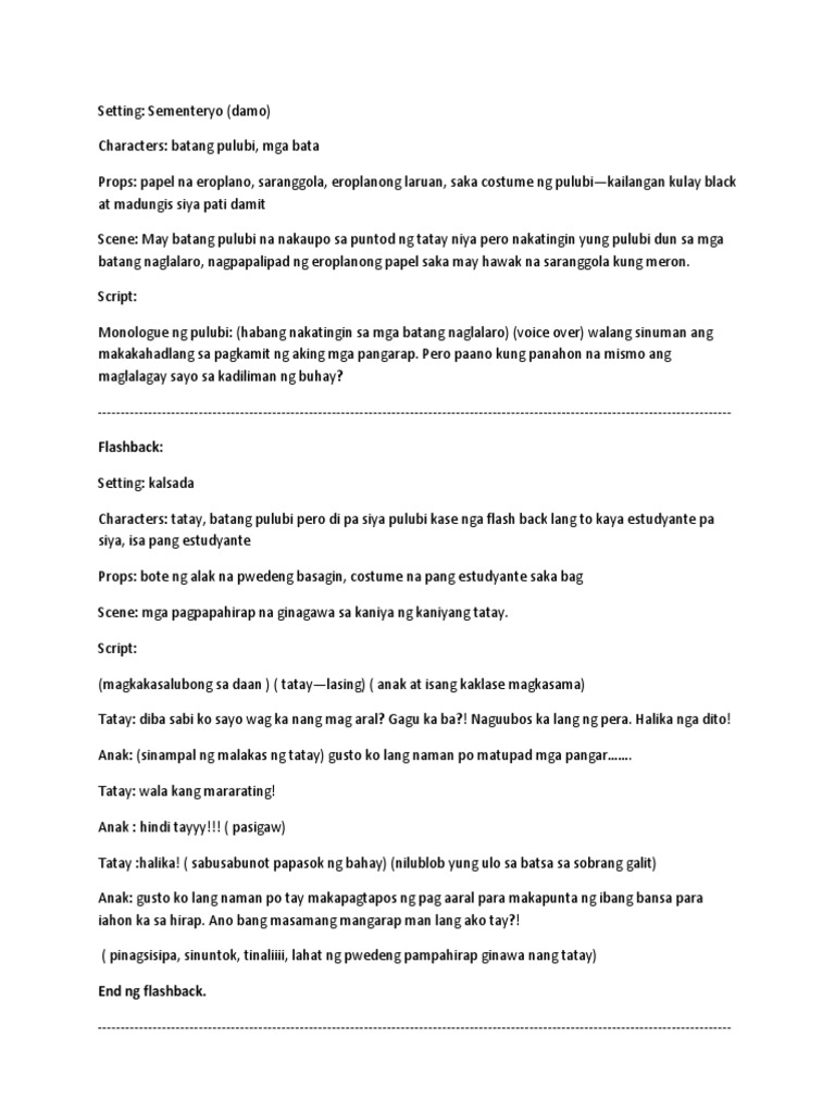 Commercial Script Tagalog | PDF