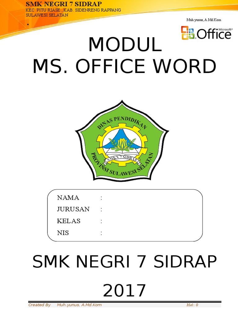 Modul Office SMKN 7 Sidrap | PDF