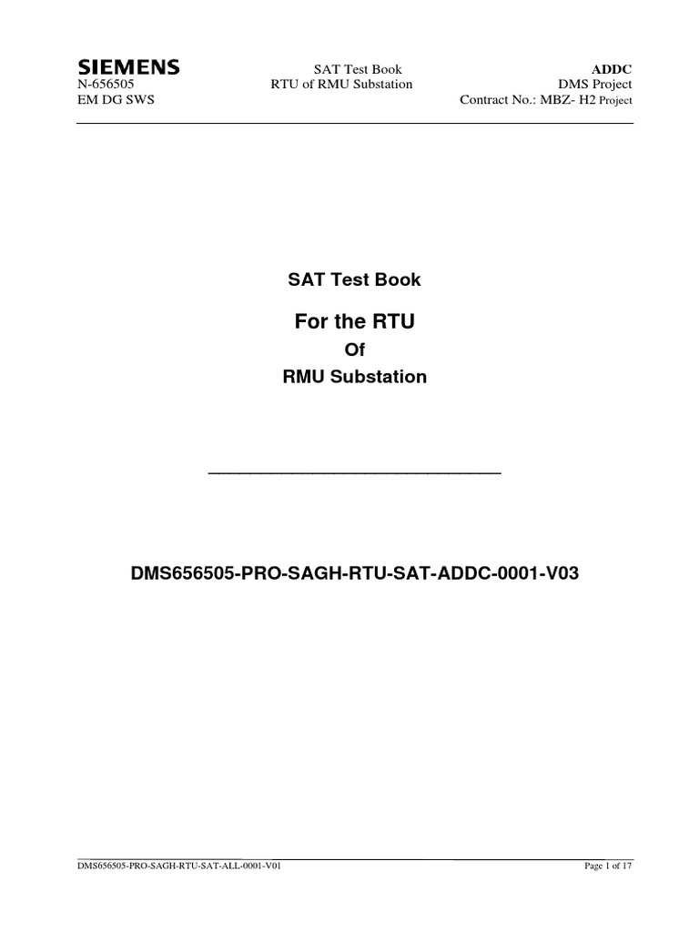 For The RTU: SAT Test Book | PDF | Verification And Validation ...