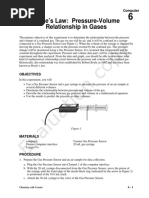 Lab Boyles Law | PDF | Gases | Pressure
