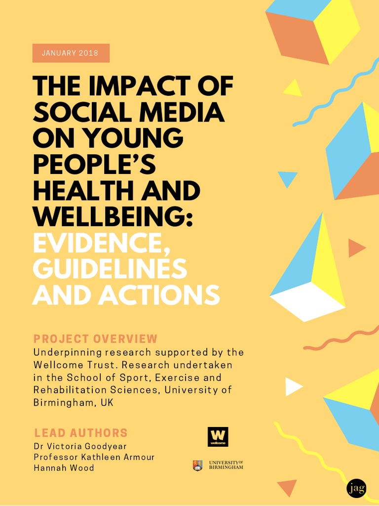The Impact of Social Media On Young People's Health and Wellbeing ...