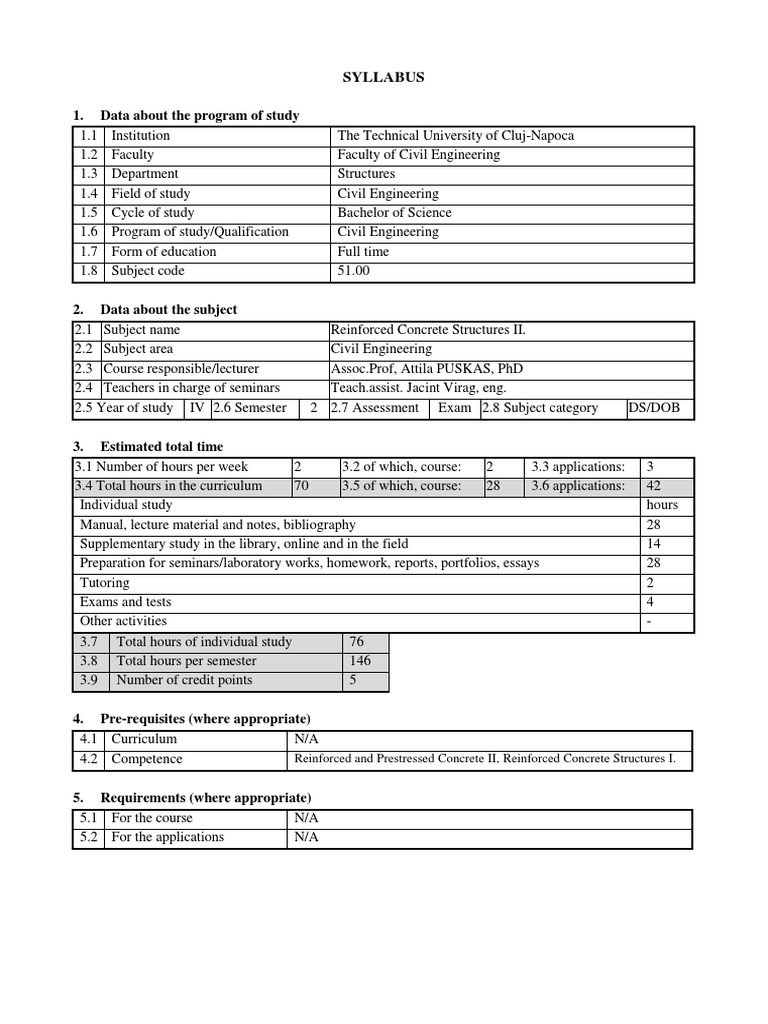 Reinforced Concrete Structures II - CE | PDF | Reinforcement | Test ... Reinforced Concrete Structures II - CE | PDF | Reinforcement | Test ...