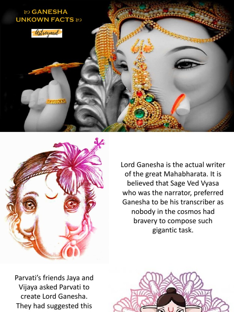 Ganesha Fun Facts
