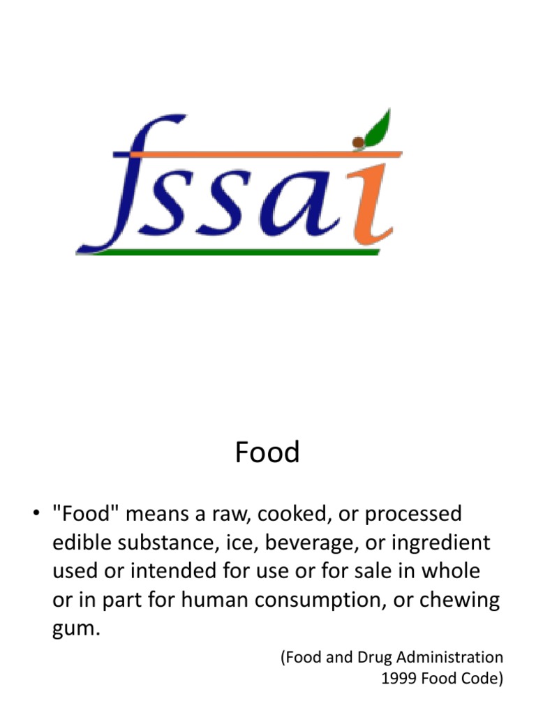 Fssai | PDF | Food Safety | Foods