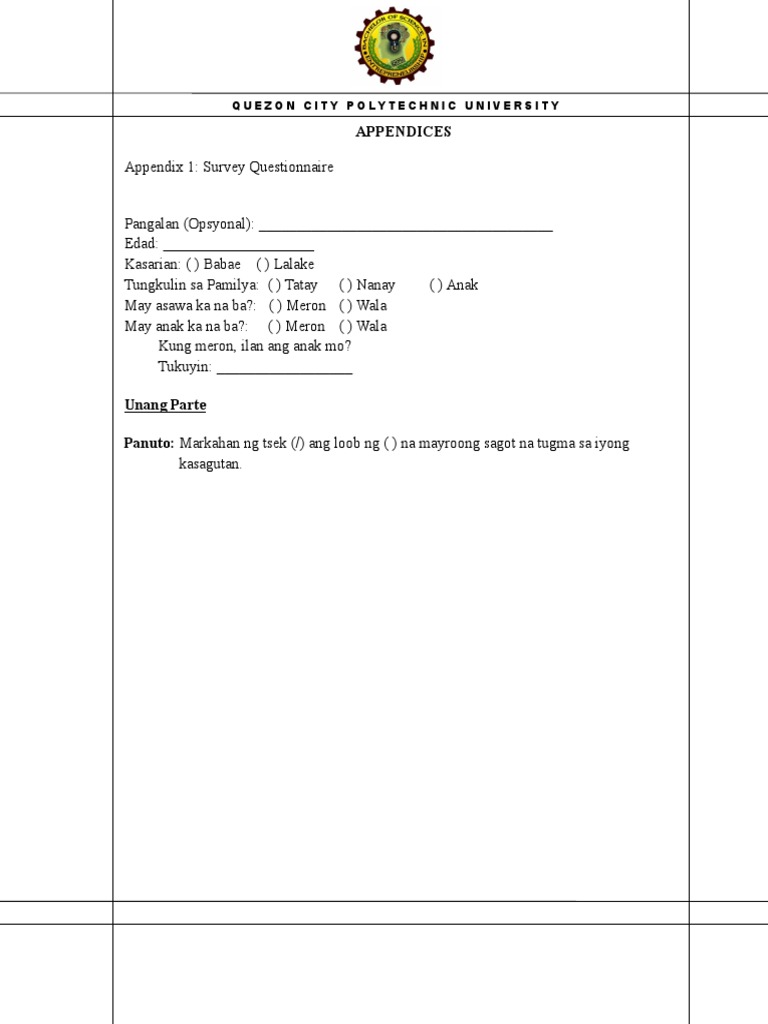 Final Appendices 1 To 6 | PDF