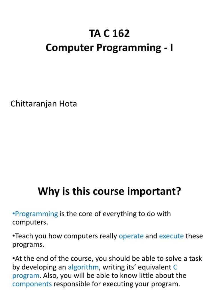 Chittaranjan Hota Overview | PDF | Software | Computer Program