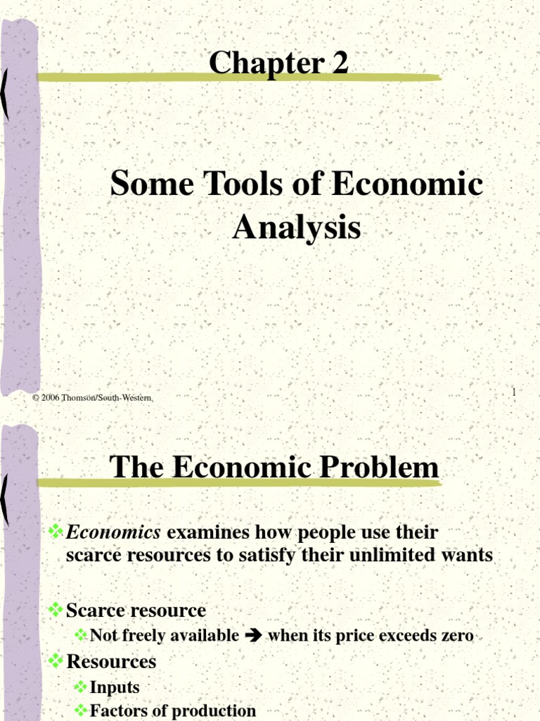 Some Tools of Economic Analysis: © 2006 Thomson/South-Western | PDF ...