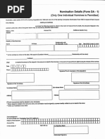 Nomination Forms For Change of Nominee (Da3) PDF | PDF | Deposit ...
