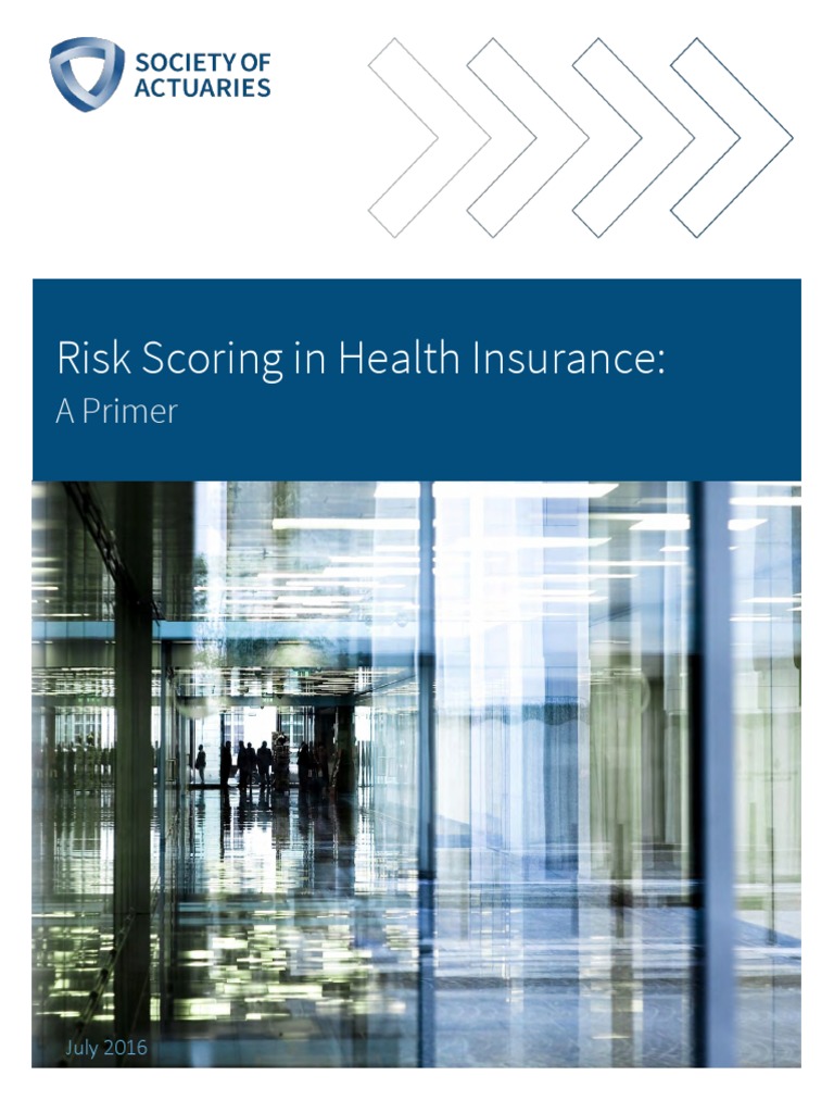 Risk Scoring in Health Insurance-A Primer | PDF | International ...
