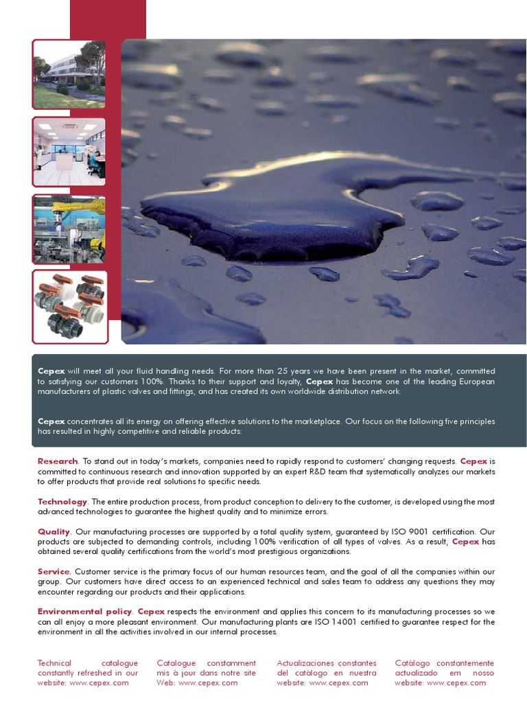 Cep Ex PVC Fittings 4949 | PDF | Polyvinyl Chloride | Iso 9000