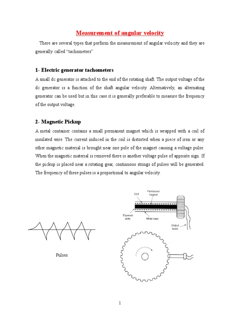 Measuring angular velocity and acceleration | PDF | Accelerometer | Resonance