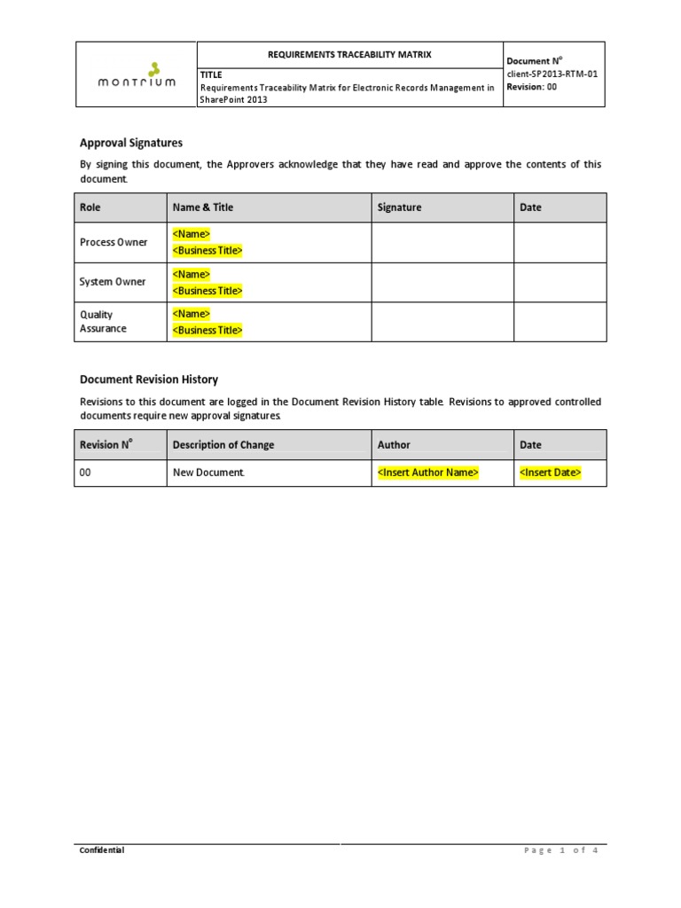 SharePoint 2013 Trace Matrix | PDF | Specification (Technical Standard ...