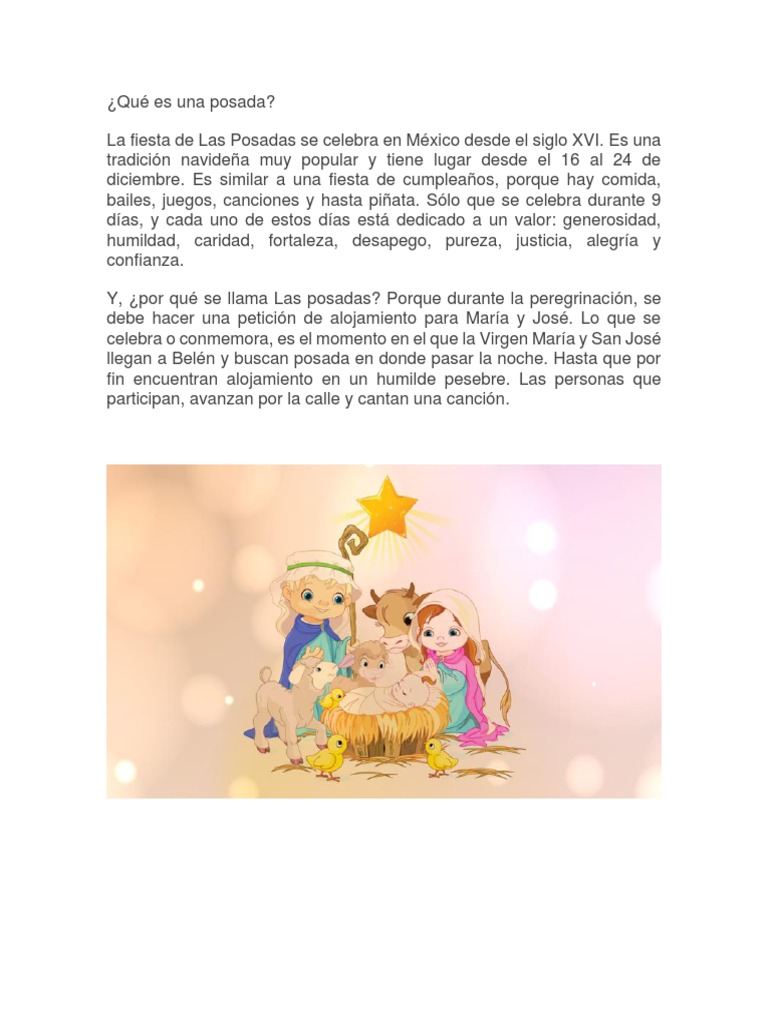 Significado y tradición de las posadas | PDF | Clásicos