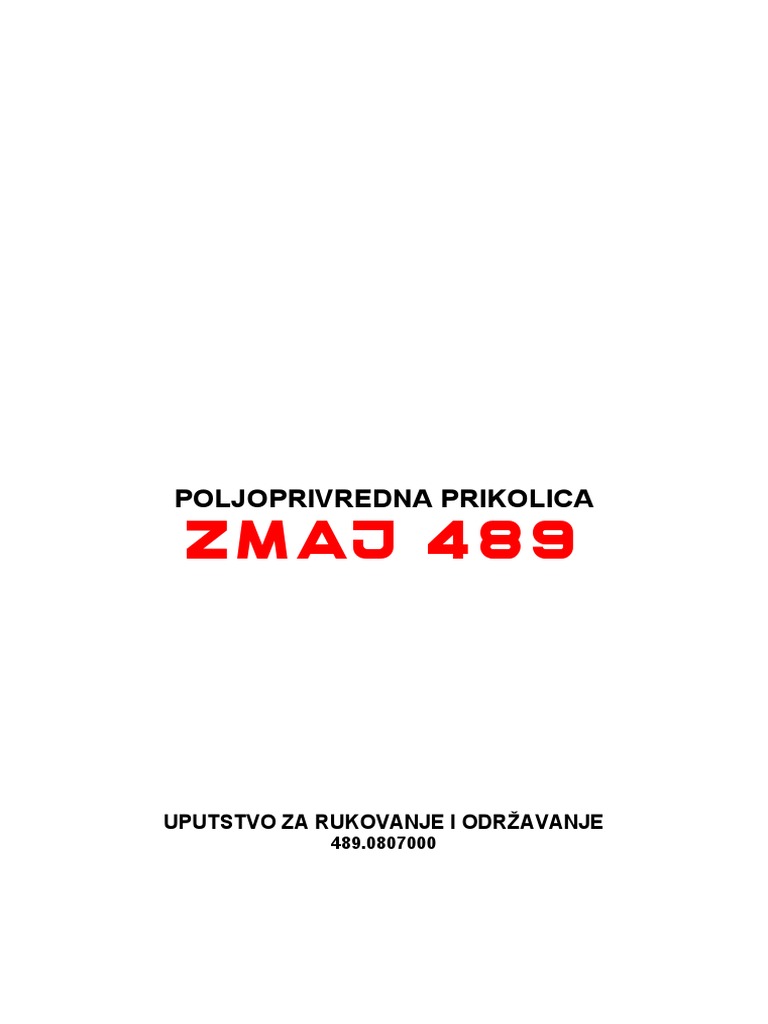 Uputstvo 489 PDF | PDF