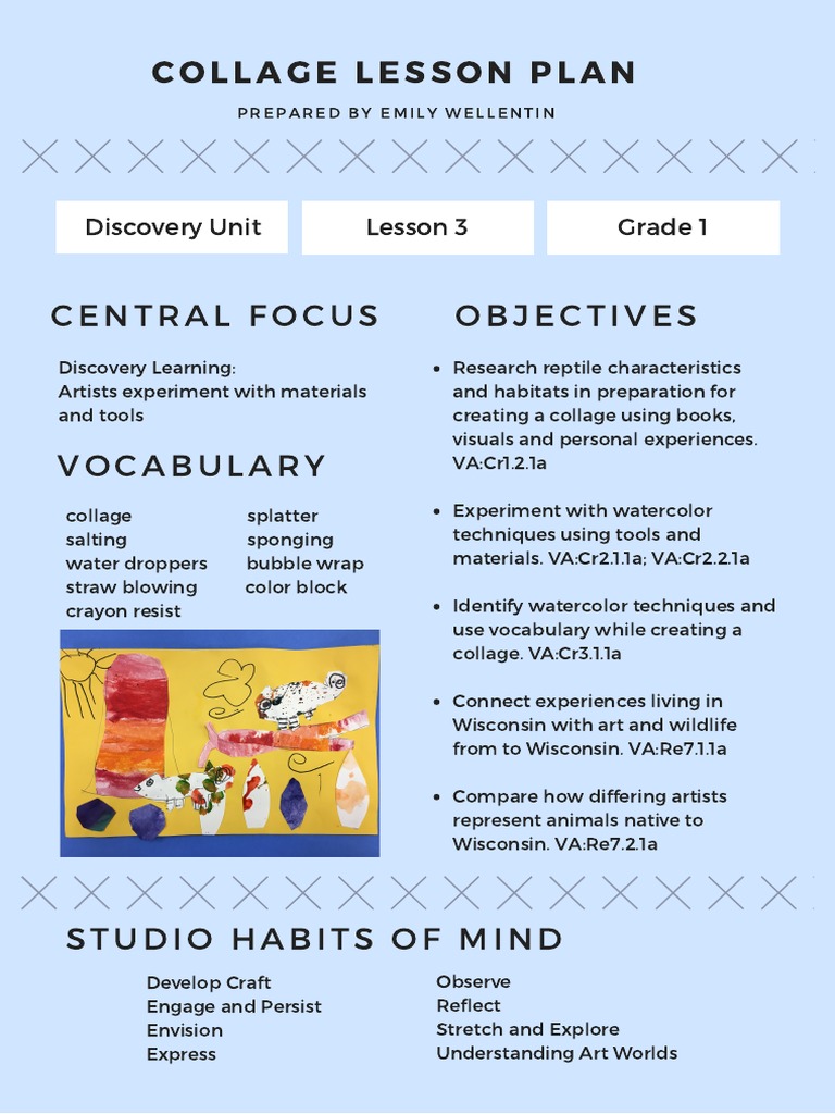 Website Collage Lesson Plan | PDF