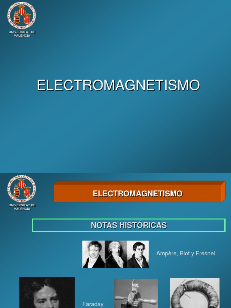Electromagnetismo | PDF | Ecuaciones de Maxwell | Campo magnético