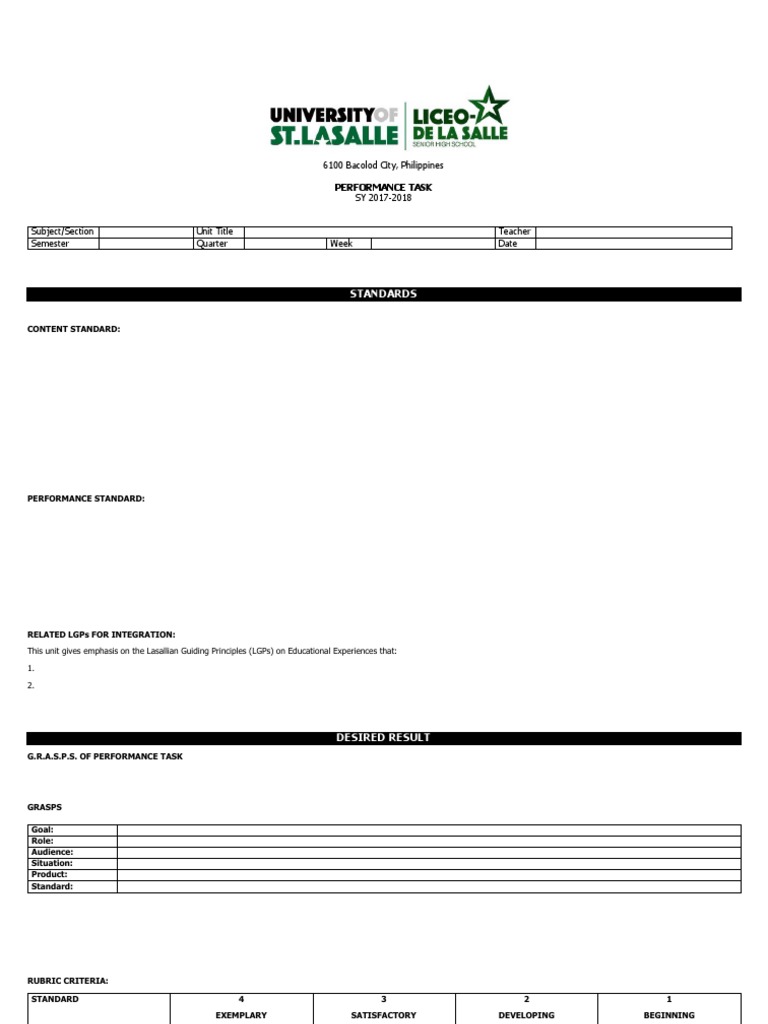 Applied Subjects PT Template Liceo | PDF