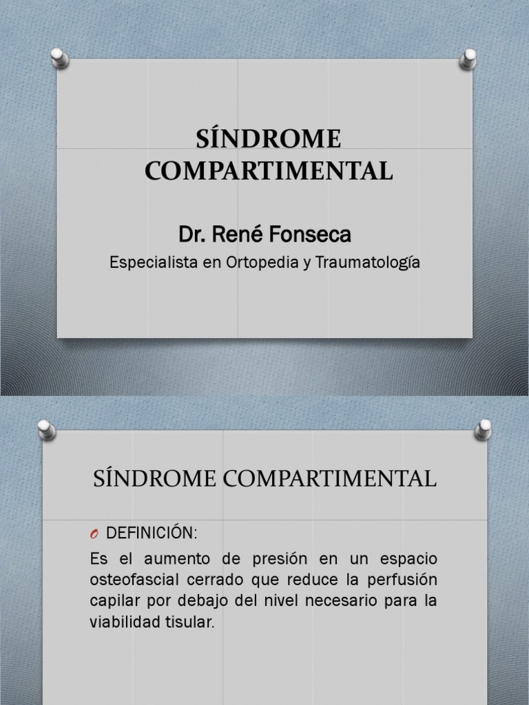 Sindrome Compartimental | PDF | Isquemia | Medicina CLINICA