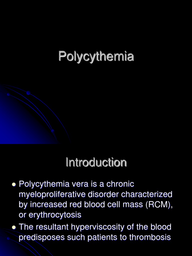 Polycythemia 110616032010 Phpapp02 | PDF | Thrombosis | Blood Cell