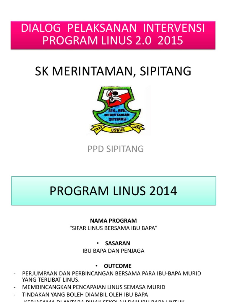 Pelan Intervensi LINUS | PDF